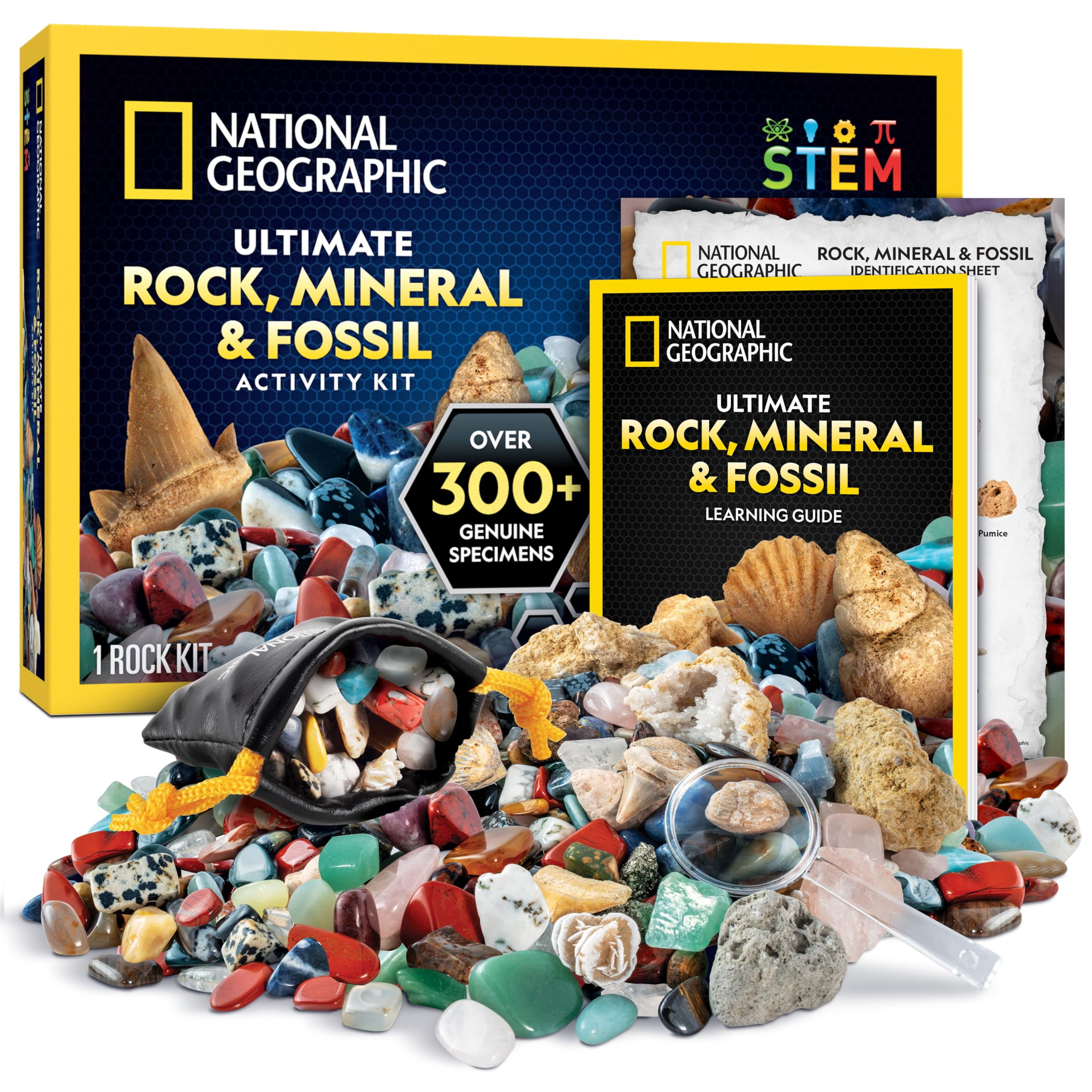 NATIONAL GEOGRAPHIC Rock Collection DHF10 Box for Kids - 300 and ...