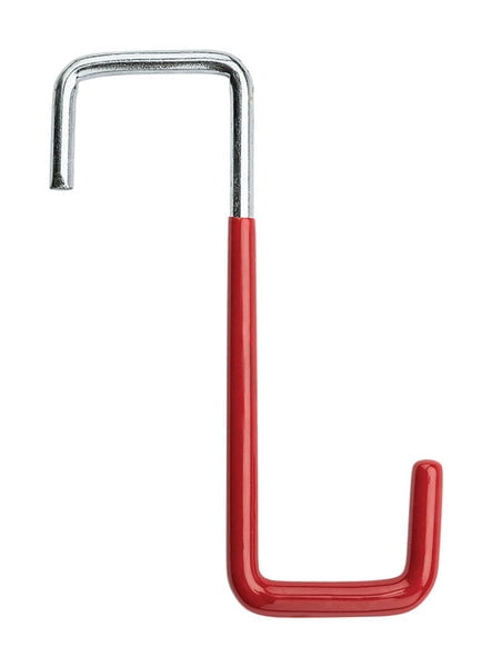 1 pc National Hardware 4 in. L Vinyl Coated Red Steel Storage Rafter ...