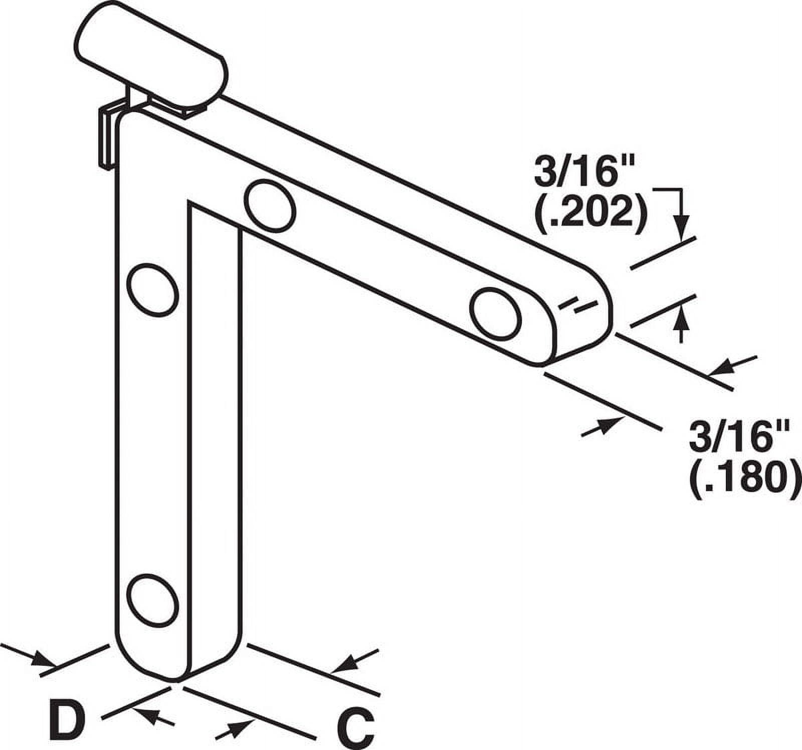 Prime-Line 3/16 In. x 3/16 In. Nylon Tilt Corner Key PL15130 - Walmart.com