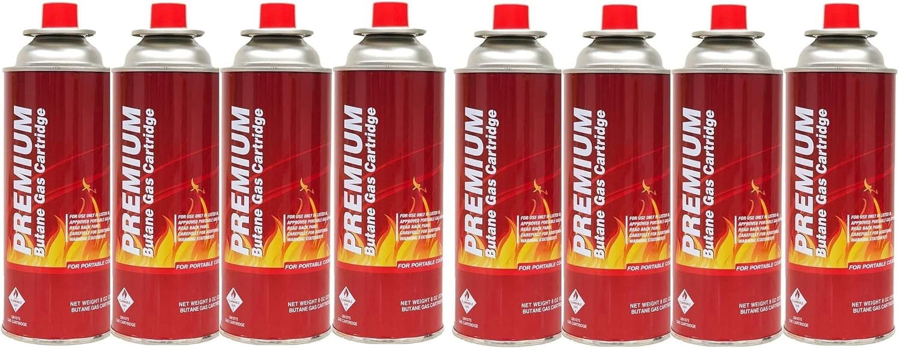 NATIONAL STANDARD Butane Canisters 8 Cans Fuel Gases - Walmart.com