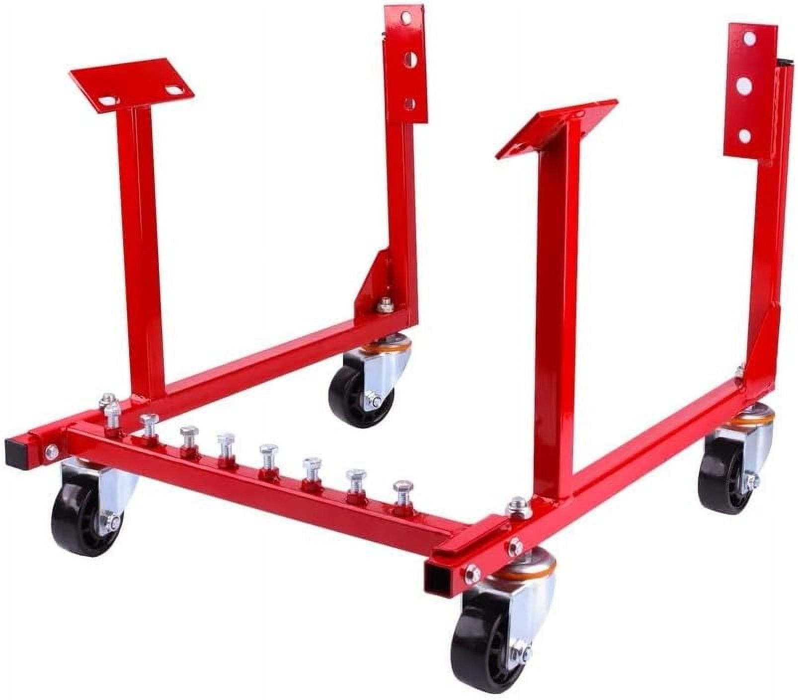 NATIONAL STANDARD Rolling Engine Cradle Stand with Wheels, Steel ...