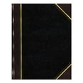 NATIONAL Texhide Series Record Book, Black, 14.25" x 8.75", 300 Pages ...