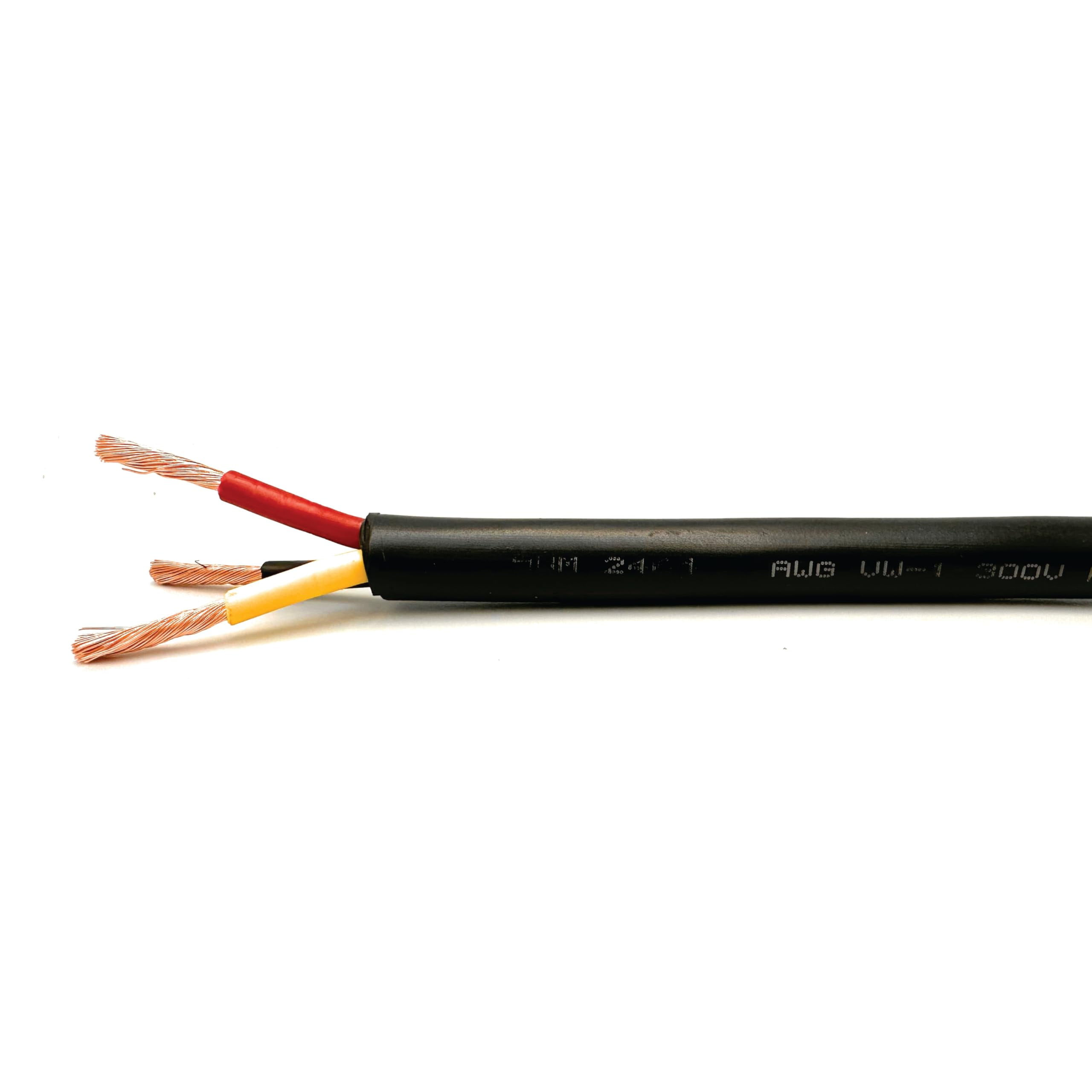 NATIONAL Wire&Cable - Premium Electrical Wire - 18 Gauge 3 Conductors ...