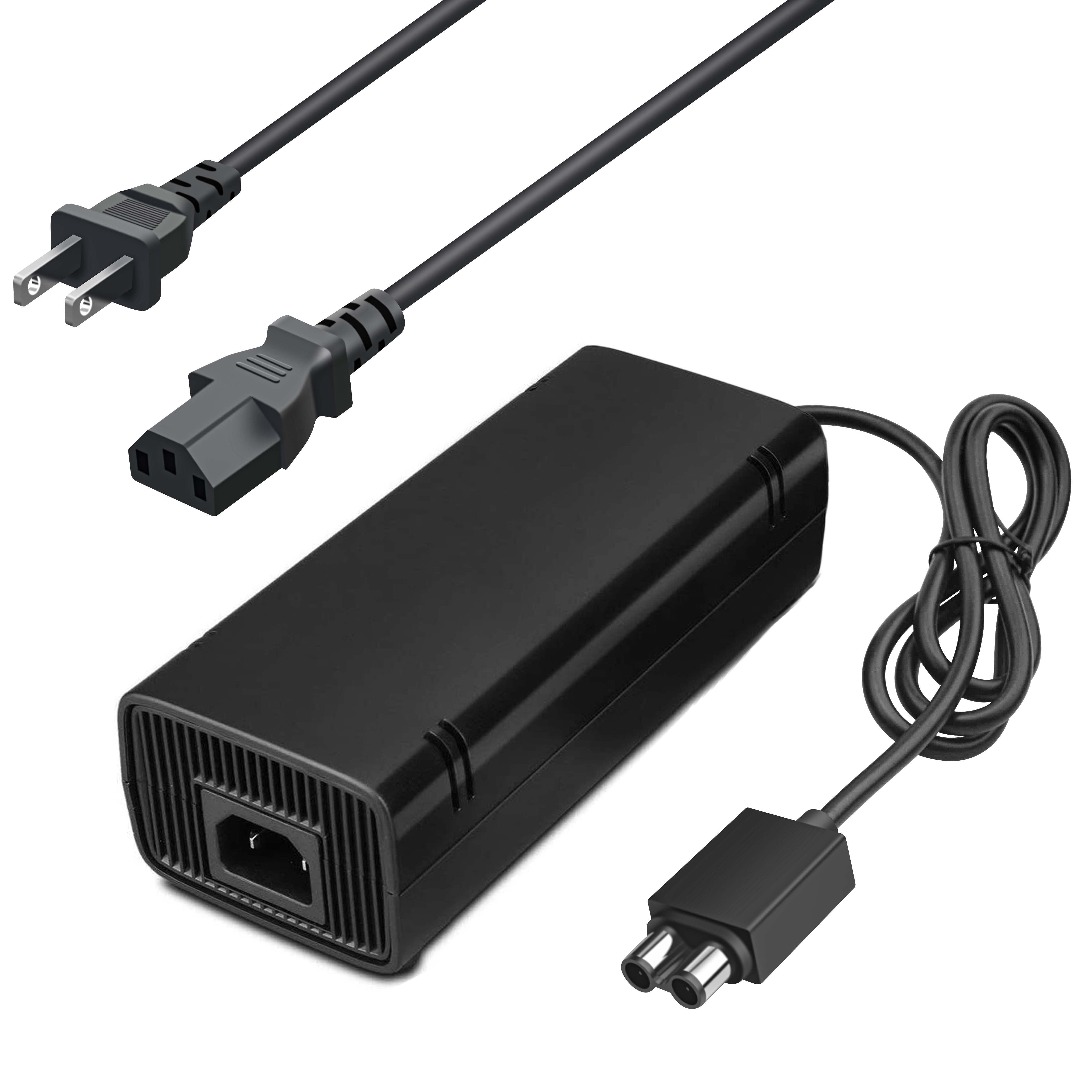 NATNO AC Adapter Power Supply Brick Charger for Xbox 360 Slim Console ...