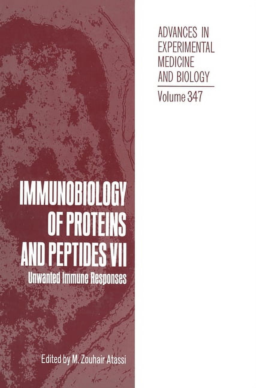 NATO Asi Series Immunobiology of Proteins and Peptides VII, Book 347 ...