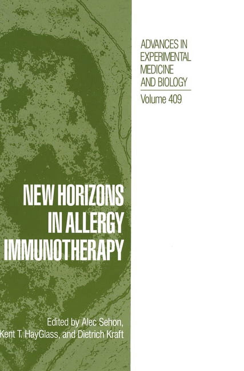 NATO Asi Series New Horizons in Allergy Immunotheraphy, Book 409 ...