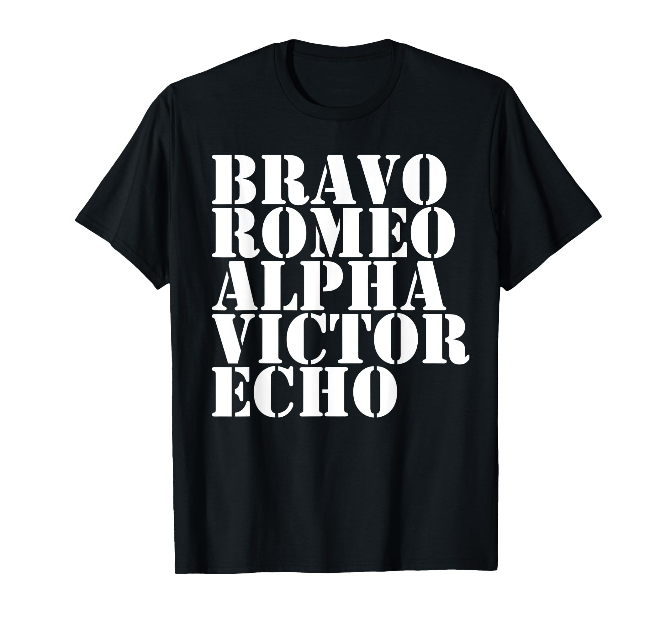 NATO Phonetic Alphabet Brave Military T-Shirt-XL - Walmart.com