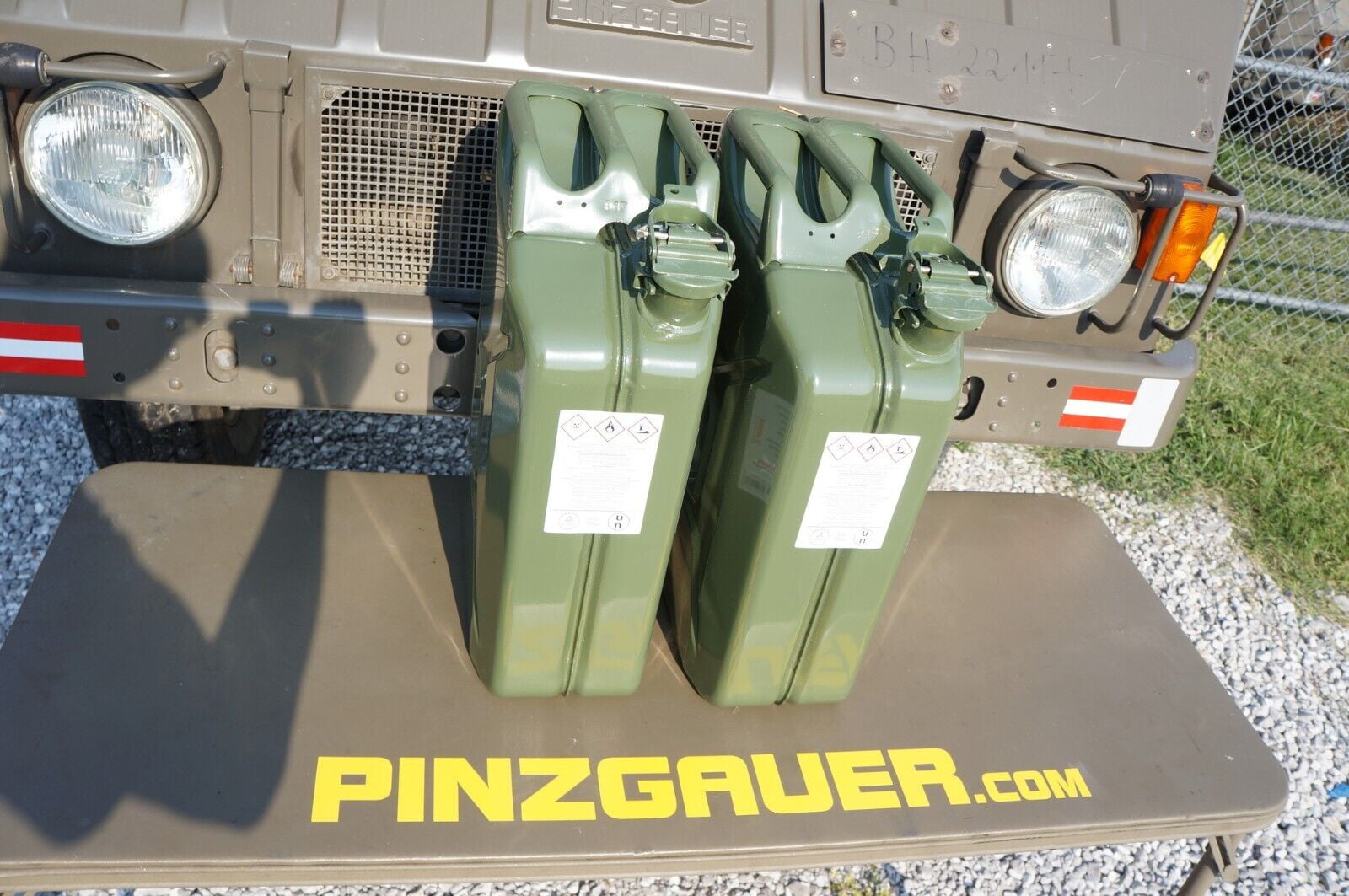 NATO Swiss Army Jerry Can 20 Liter Set of 2 5 Gal Spout European Made ...