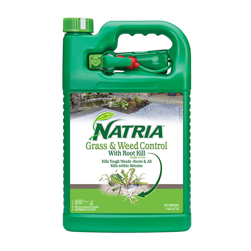 NATRIA Grass and Weed Control with Root Kill, Ready-to-Use, 1 Gallon ...