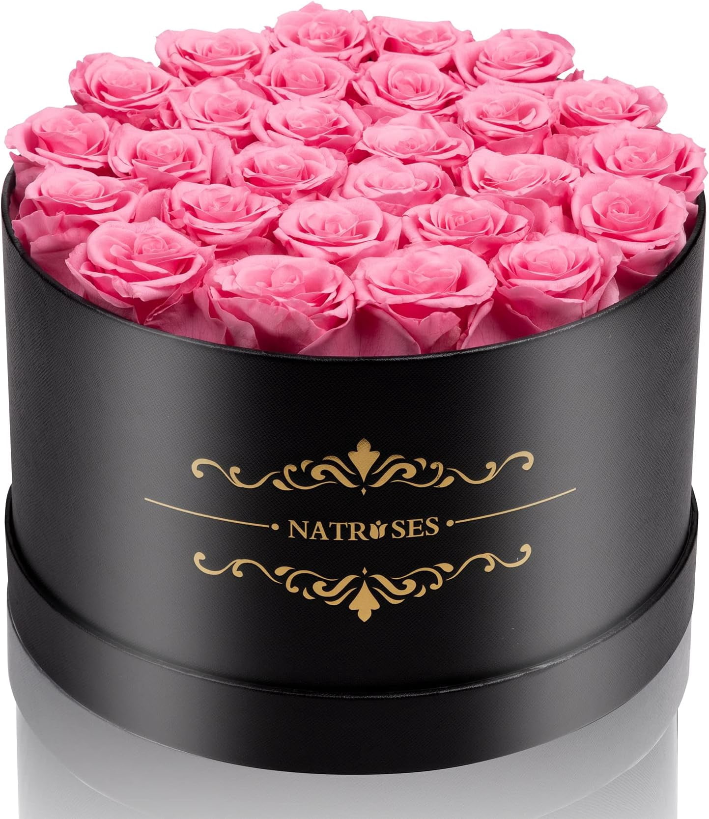 NATROSES Forever Preserved Roses in a Box, 100% Real Roses That Last Up ...