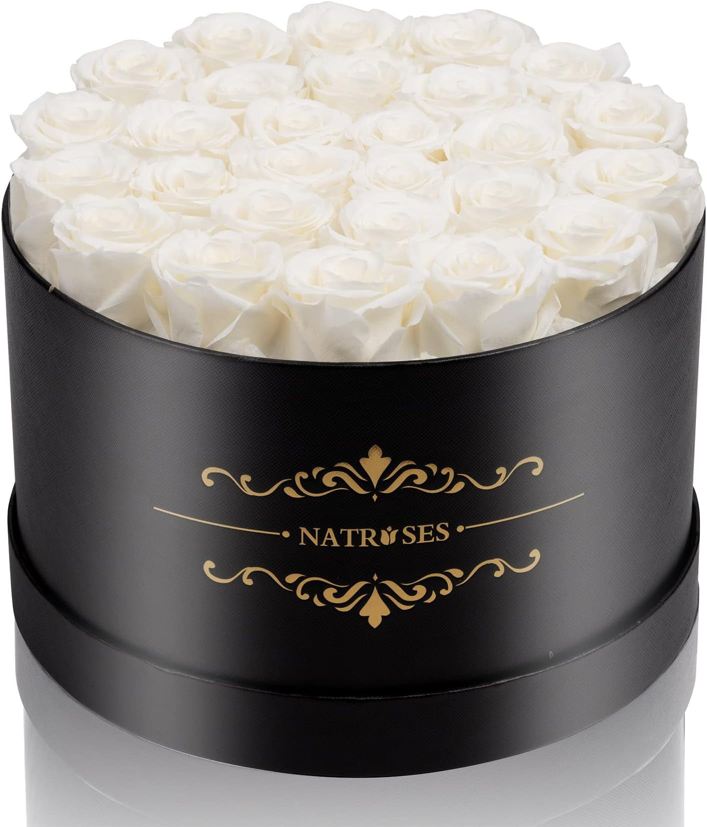 NATROSES Forever Preserved Roses in a Box, 100% Real Roses That Last Up ...