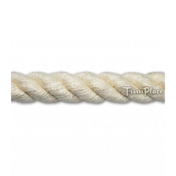NATURAL 1/2" COTTON ROPE - Walmart.com