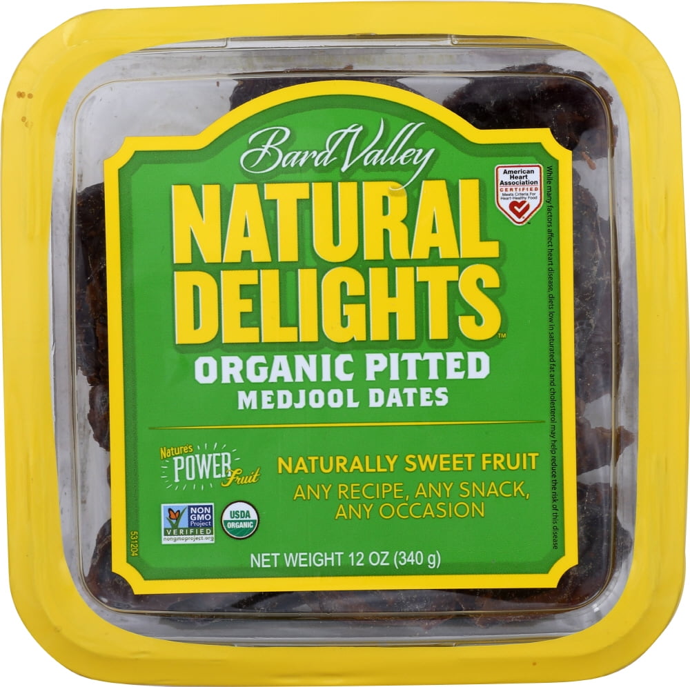 Natural Delights Pitted Organic Fresh Medjool Dates, 12 oz (340 g ...