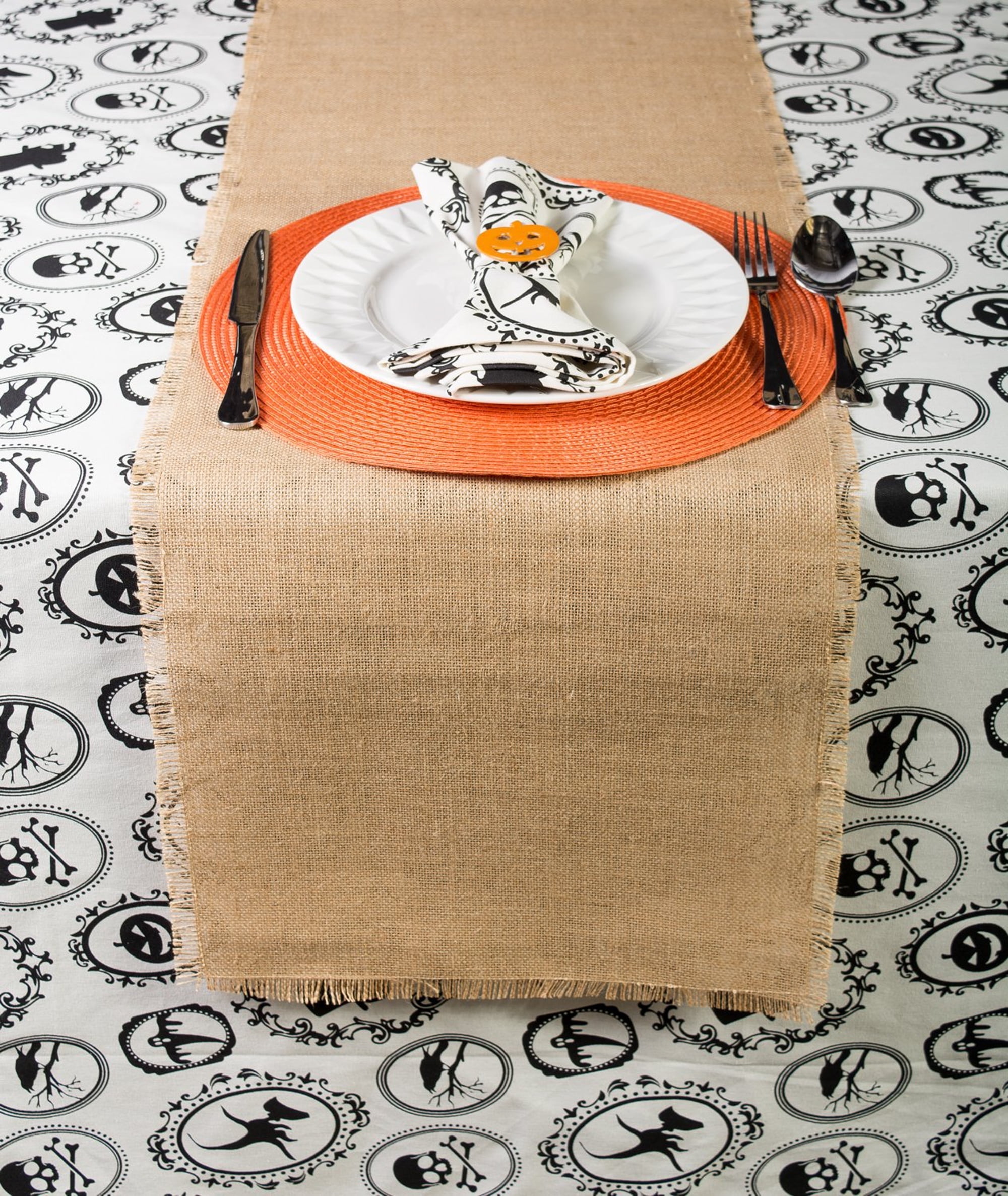 NATURAL JUTE TABLE RUNNER 15x48 - Walmart.com