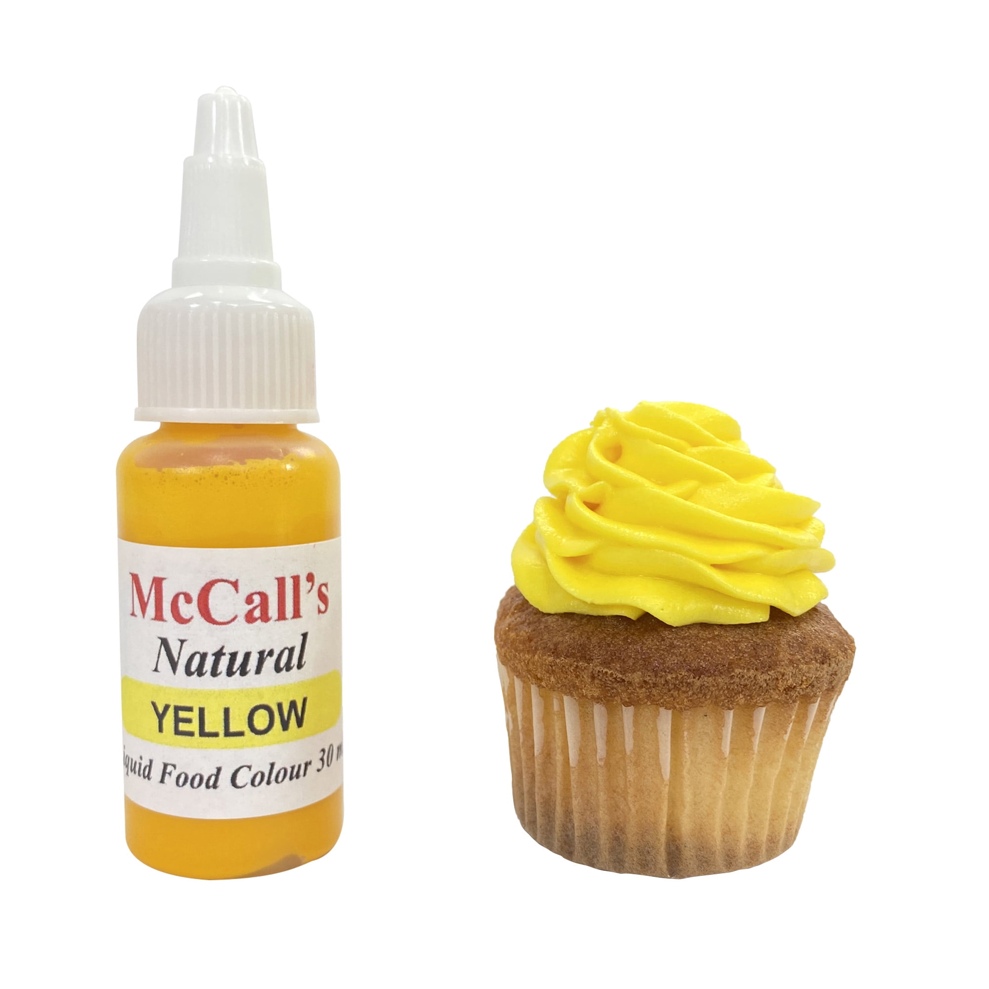 NATURAL LIQUID FOOD COLOR YELLOW 30 ml, 1 oz - Walmart.com