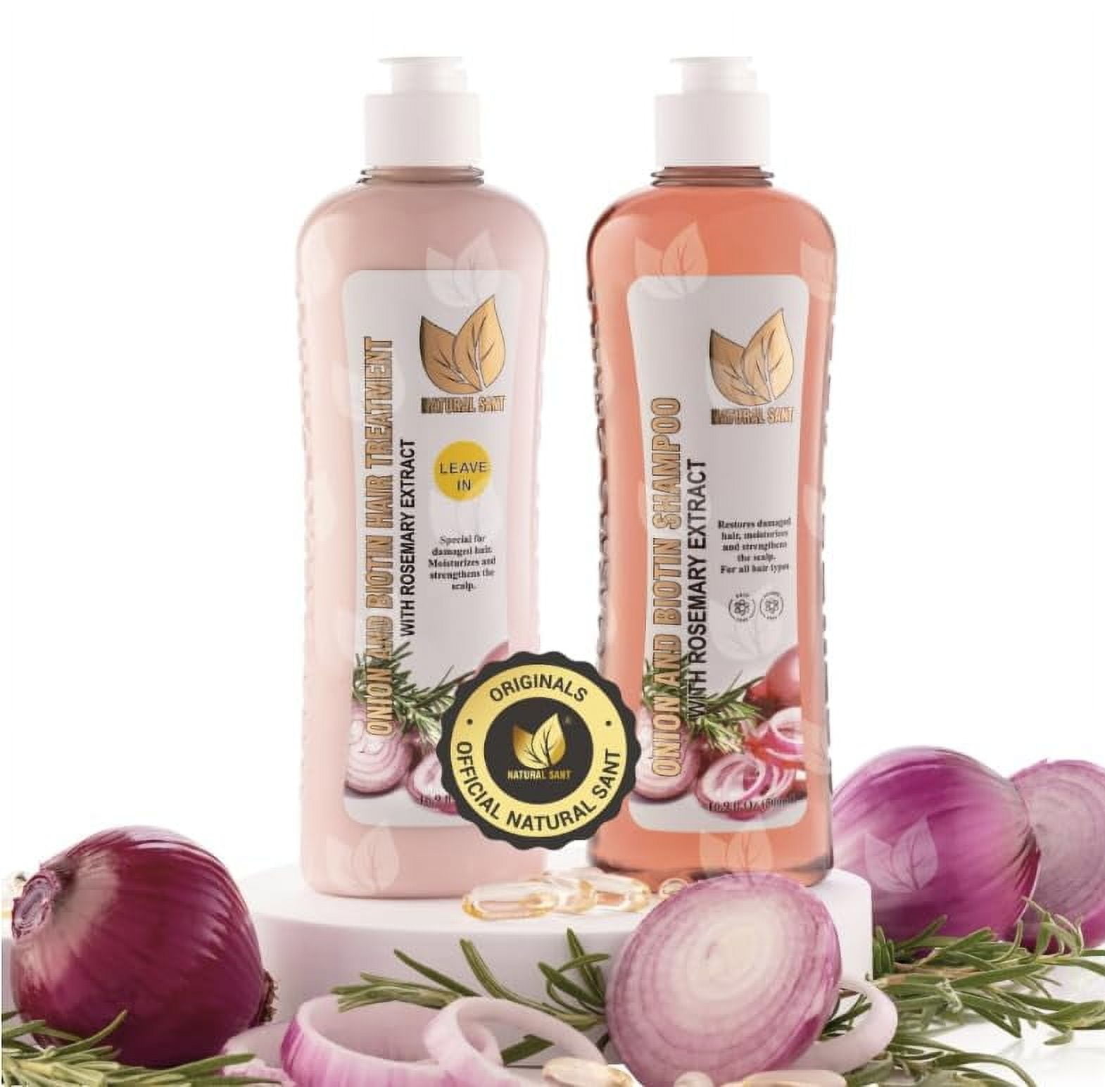 NATURAL SANT - Onion JKF25 Biotin and Rosemary Shampoo & Set for ...