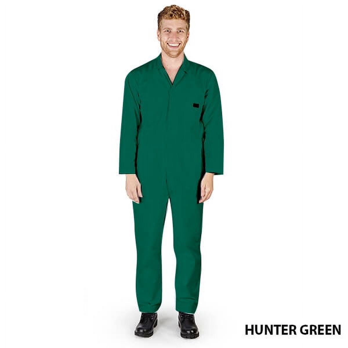 Natural Uniforms Men's Durable Poly-Cotton Coveralls with Long Sleeves ...