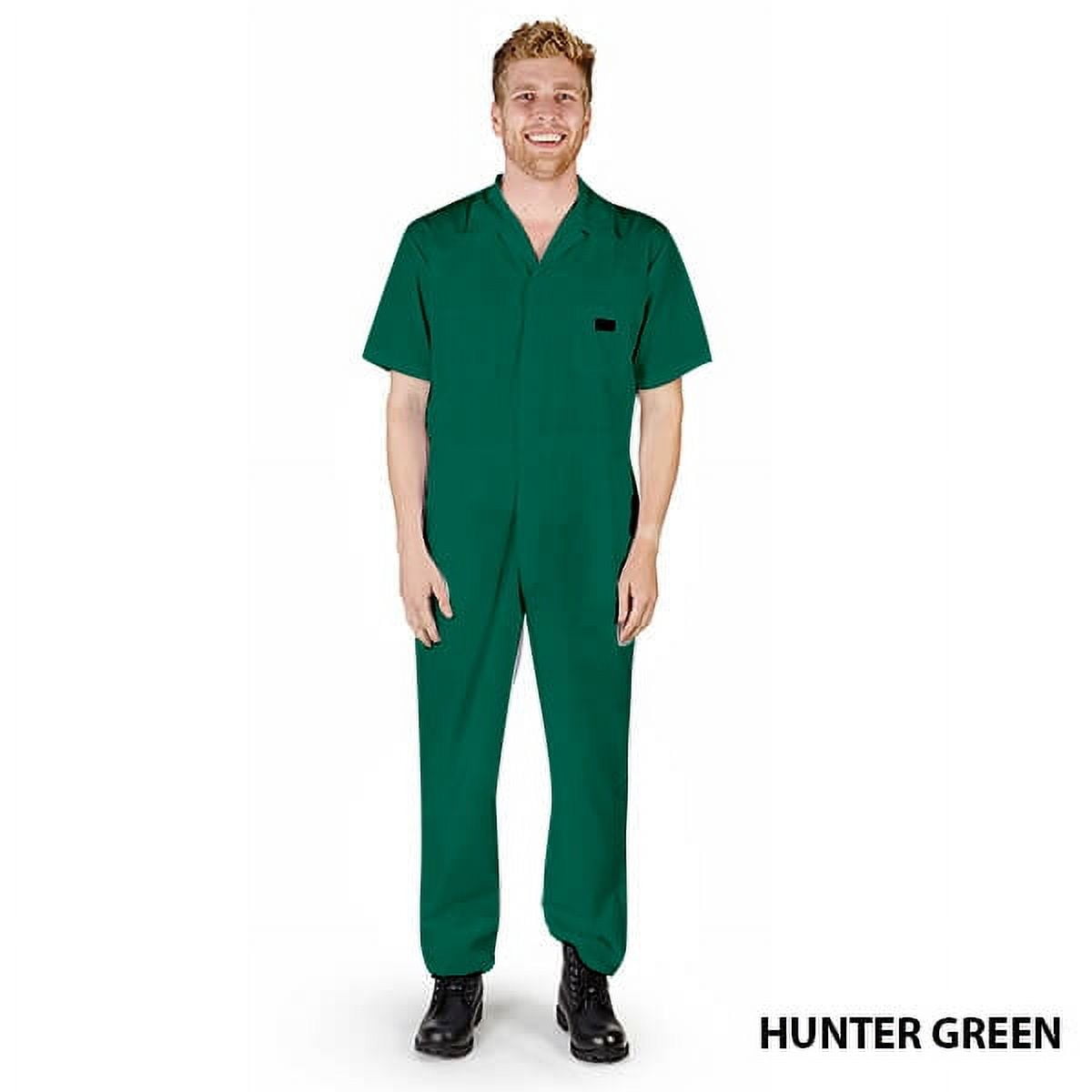 NATURAL UNIFORMS MENS SHORT SLEEVE COVERALLS FREE SHIPPING - Walmart.com