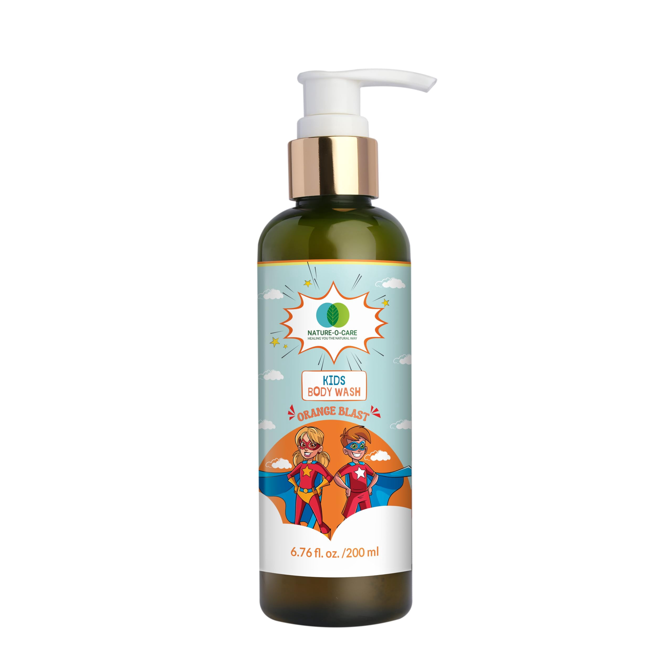 NATURE-O-CARE Gentle Orange Blast YYF14 Kids Body Wash | 6.76 fl oz ...