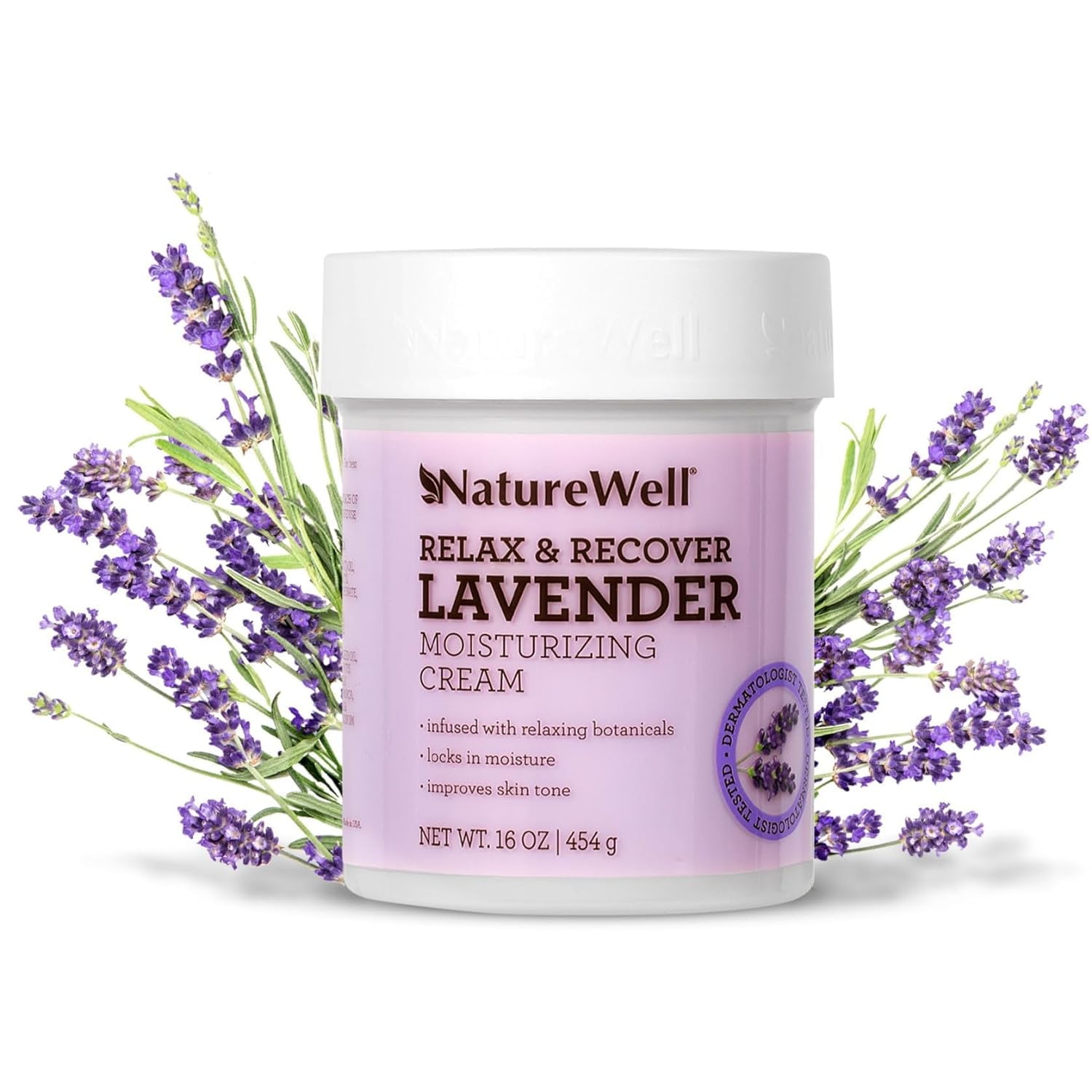 NATURE WELL Lavender Smooth & Soften Moisturizing Cream For Face, Body ...