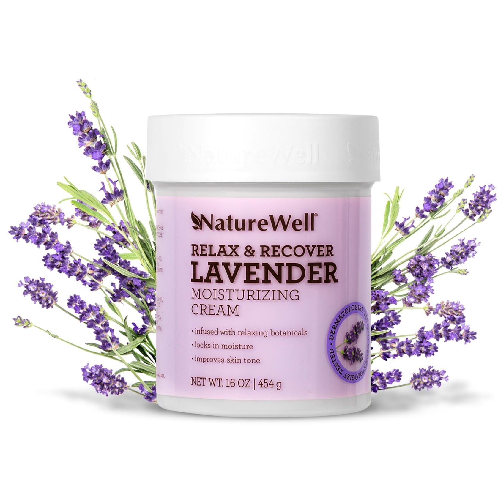 NATURE WELL Lavender Smooth & Soften Moisturizing Cream For Face, Body ...