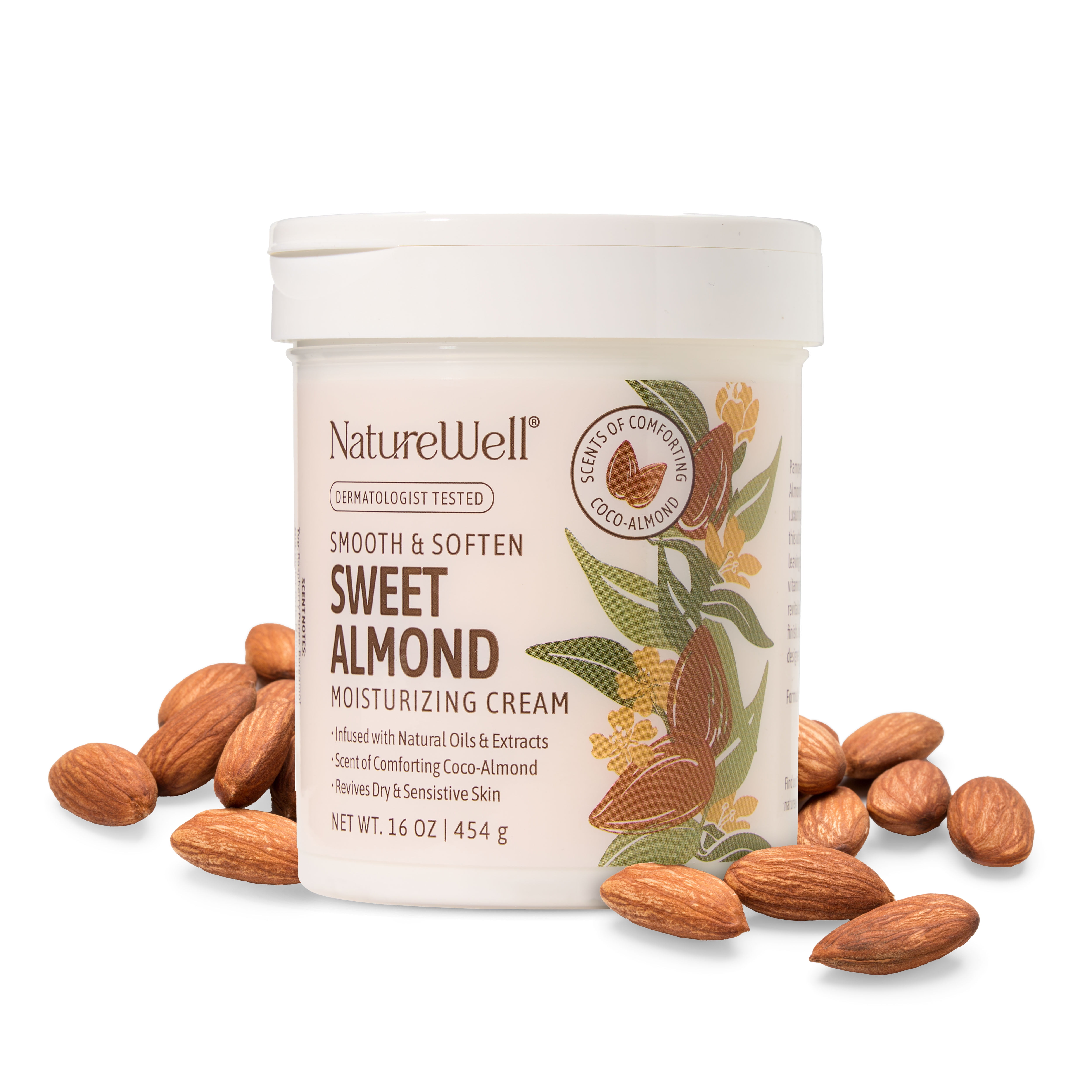 NATURE WELL Sweet Almond Smooth & Soften Gentle Moisturizing Cream For ...