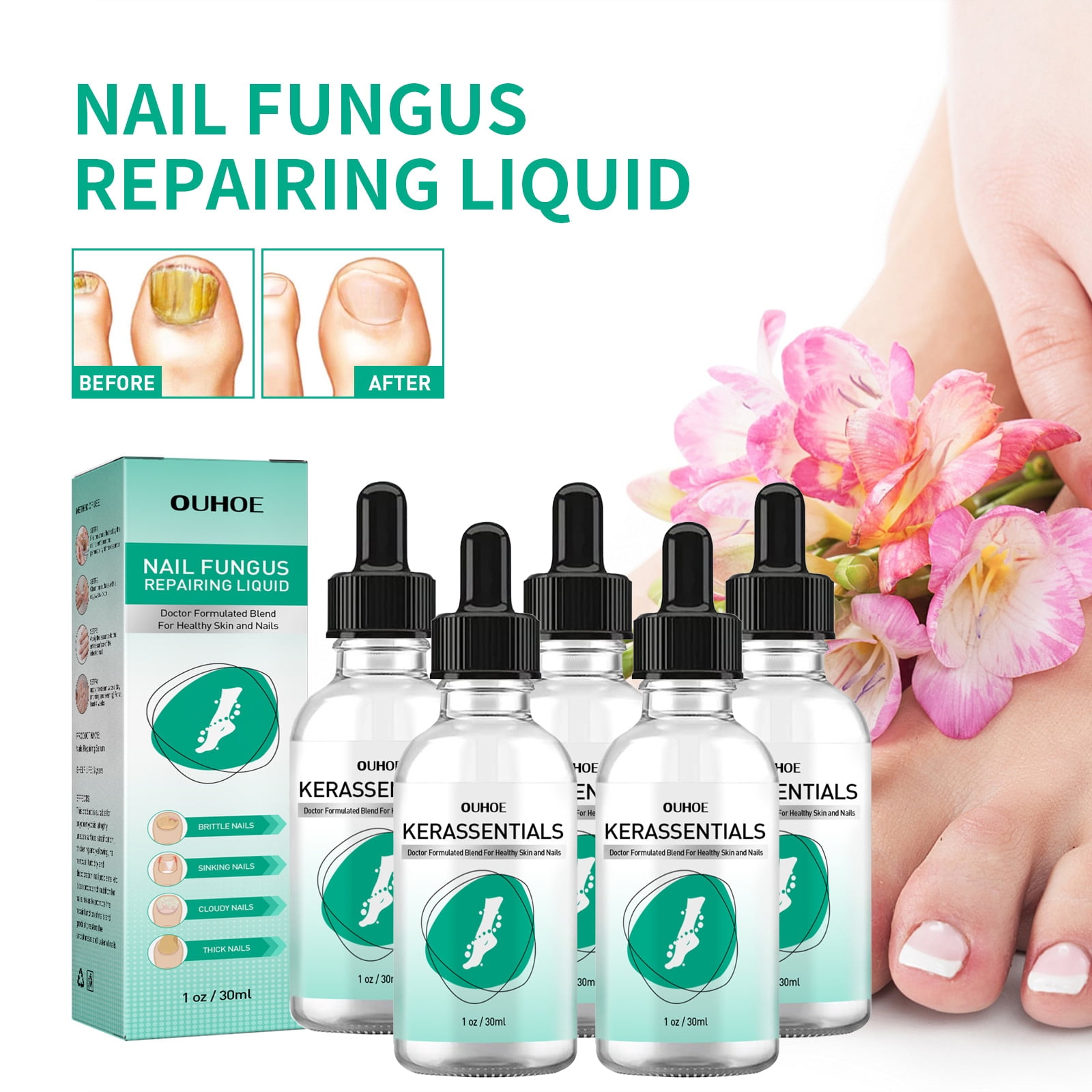 NATUREASY Extra Strength Toenail Fungus Treatment For Toenail Or ...