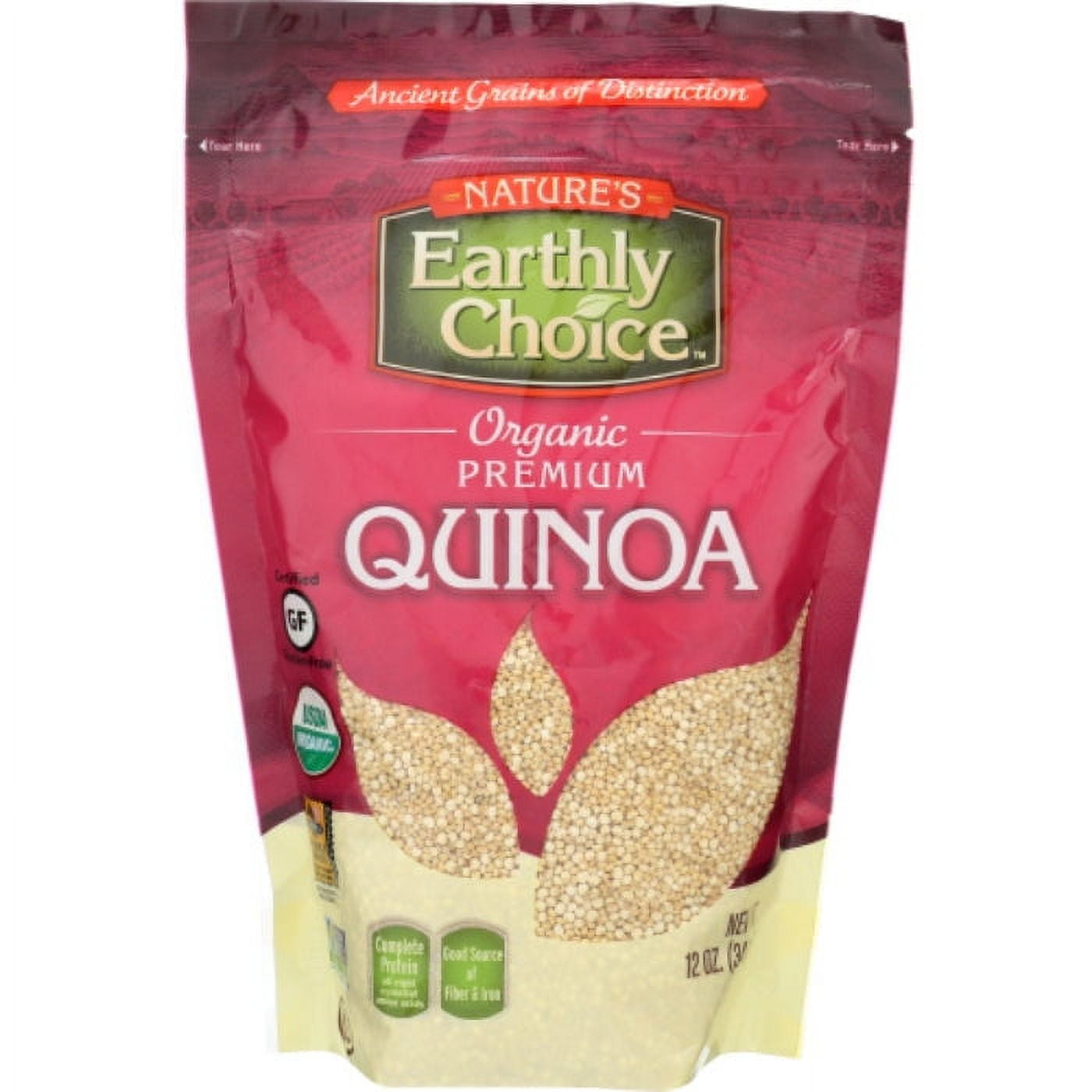 NATURES EARTHLY CHOICE QUINOA 12 OZ - Pack of 6 - Walmart.com