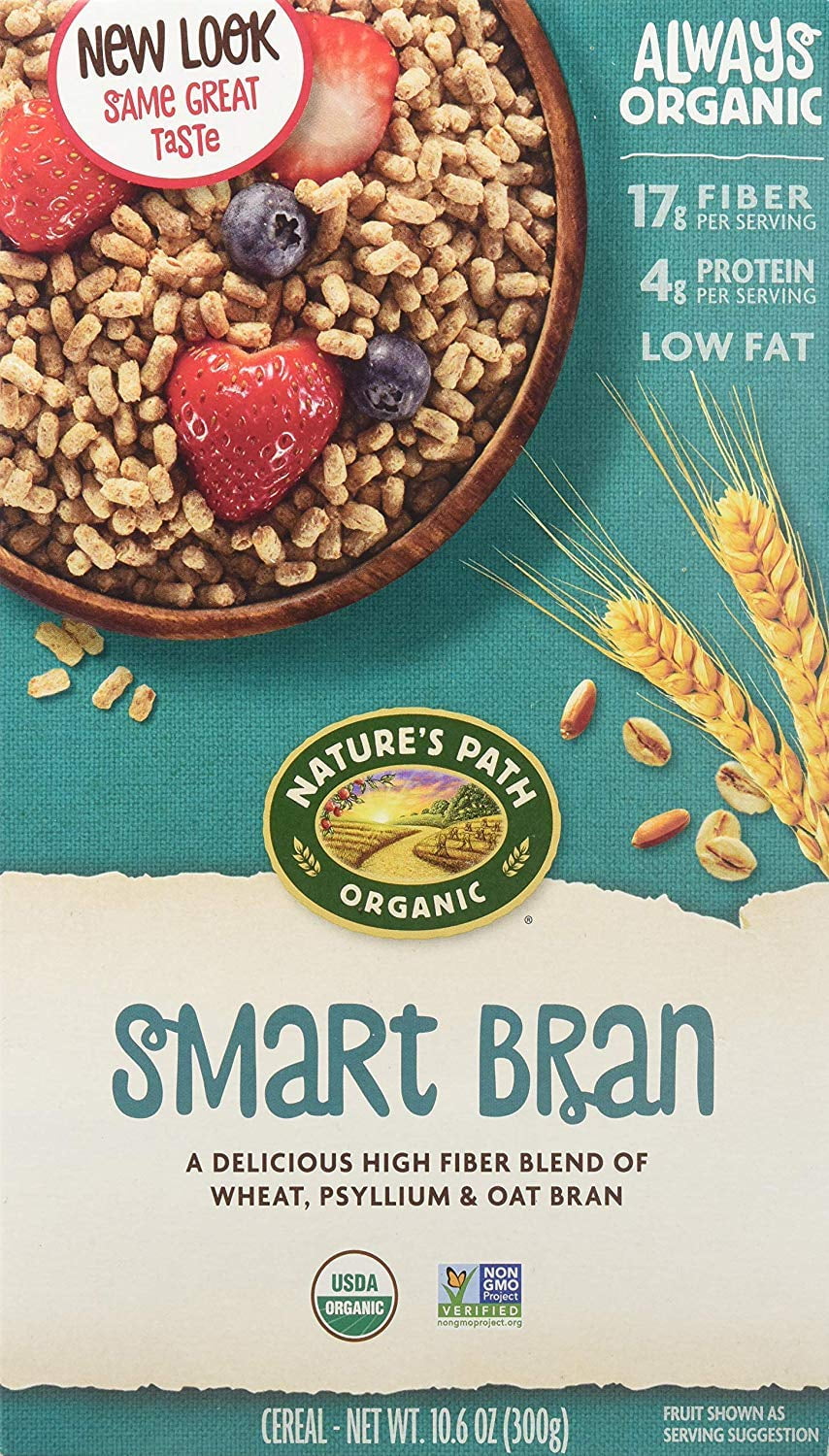 NATURES PATH: Organic Smart Bran, Psyllium and Oatbran Cereal, Heart ...