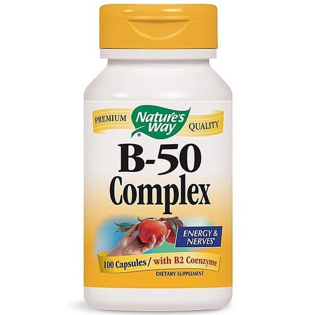 NATURES WAY VITB-50 COMPLEX 100 CP, 100 Ounce - Walmart Business Supplies