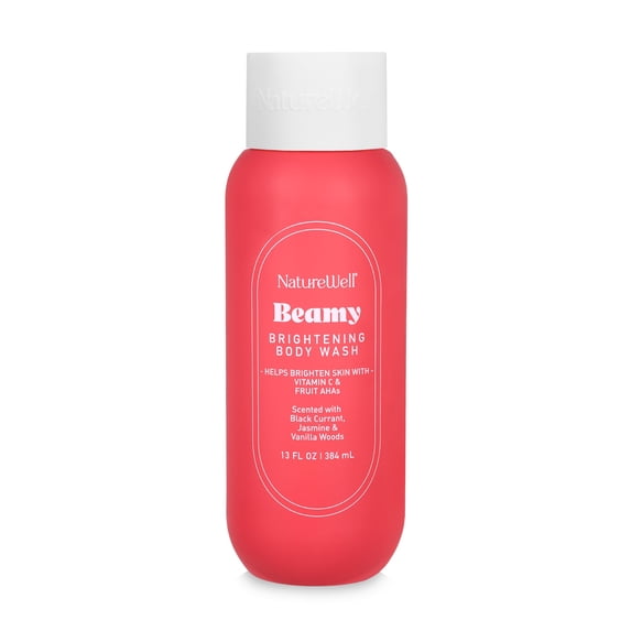 NATUREWELL Beamy Brightening Body Wash, Infused With Fruit AHA Blend ...