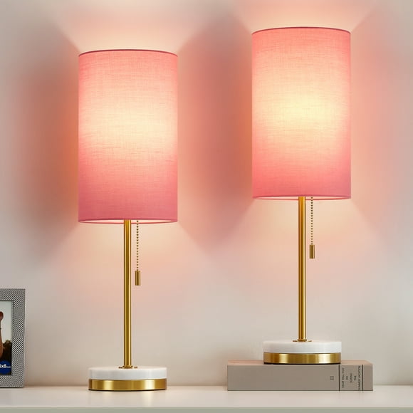 Two Pull Chain Table Lamps