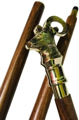 NAUTICALMARTUS BY Solid Brass Goat Head Handle Vintage Style Victorian ...