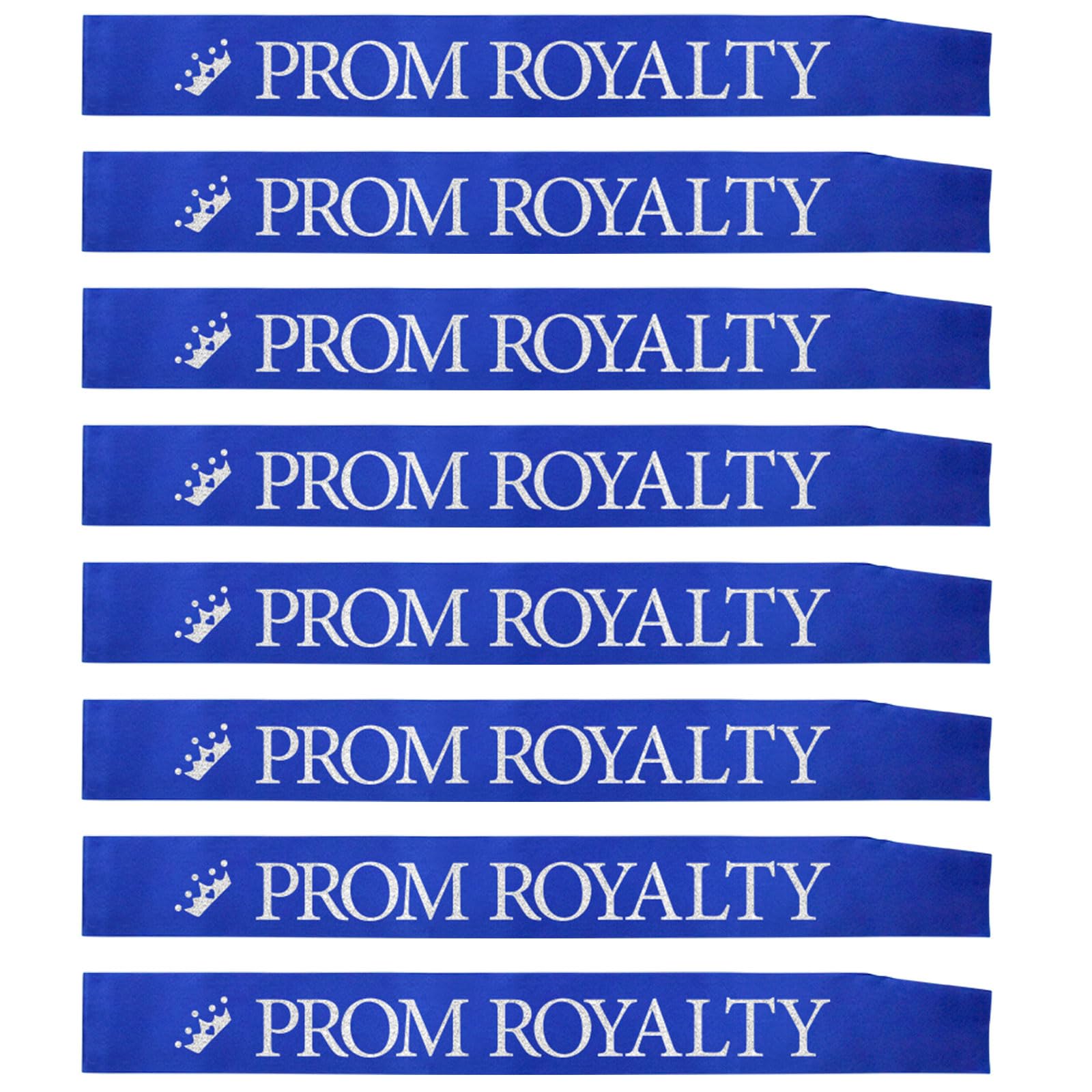 NAUXIUDSJS Prom RoyaltyITSC Sashes Blue, Prom Royalty Sashes Set of 8 ...