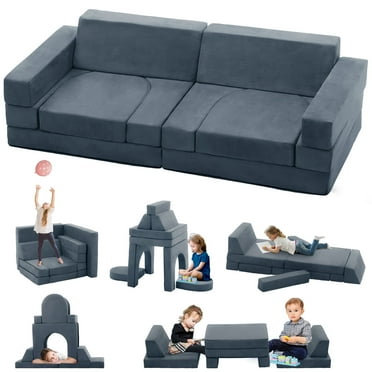 Little Nest Modular Adventure Couch Lunar Grey for Toddler - Walmart.com