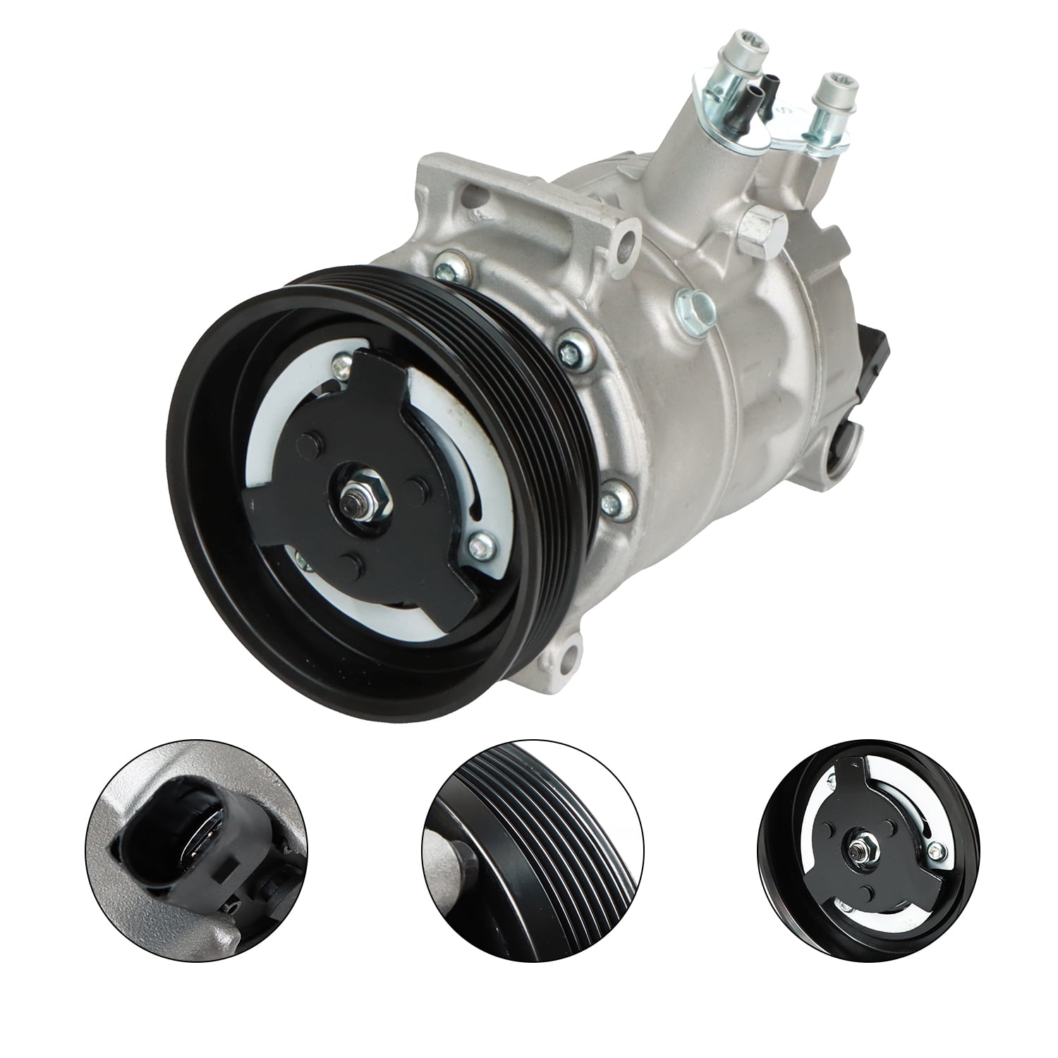 NAVOROGE AC Compressor For For Volkswagen Jetta Rabbit Beetle 2.5L Audi ...