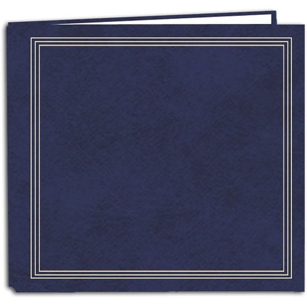 Pioneer Photo Albums Traditional Scrapbook 11.5" x 11.7" Navy Blue ...