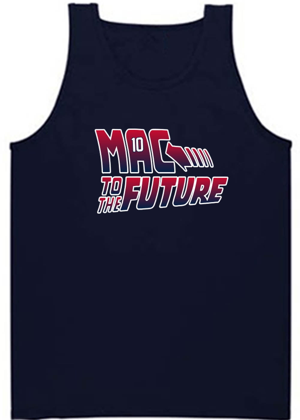 NAVY Mac Jones Patriots Mac to the Future Tank Top ADULT - Walmart.com