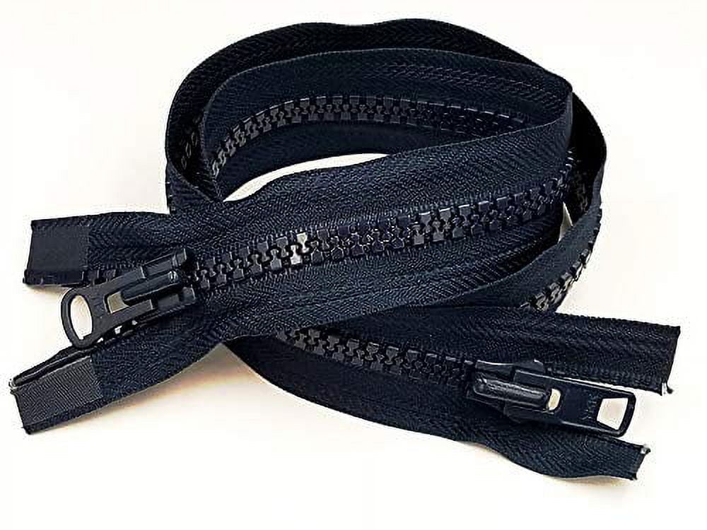 NAVY YKK #10 30" Two-Way Separating Molded Plastic Jacket Zipper by ...