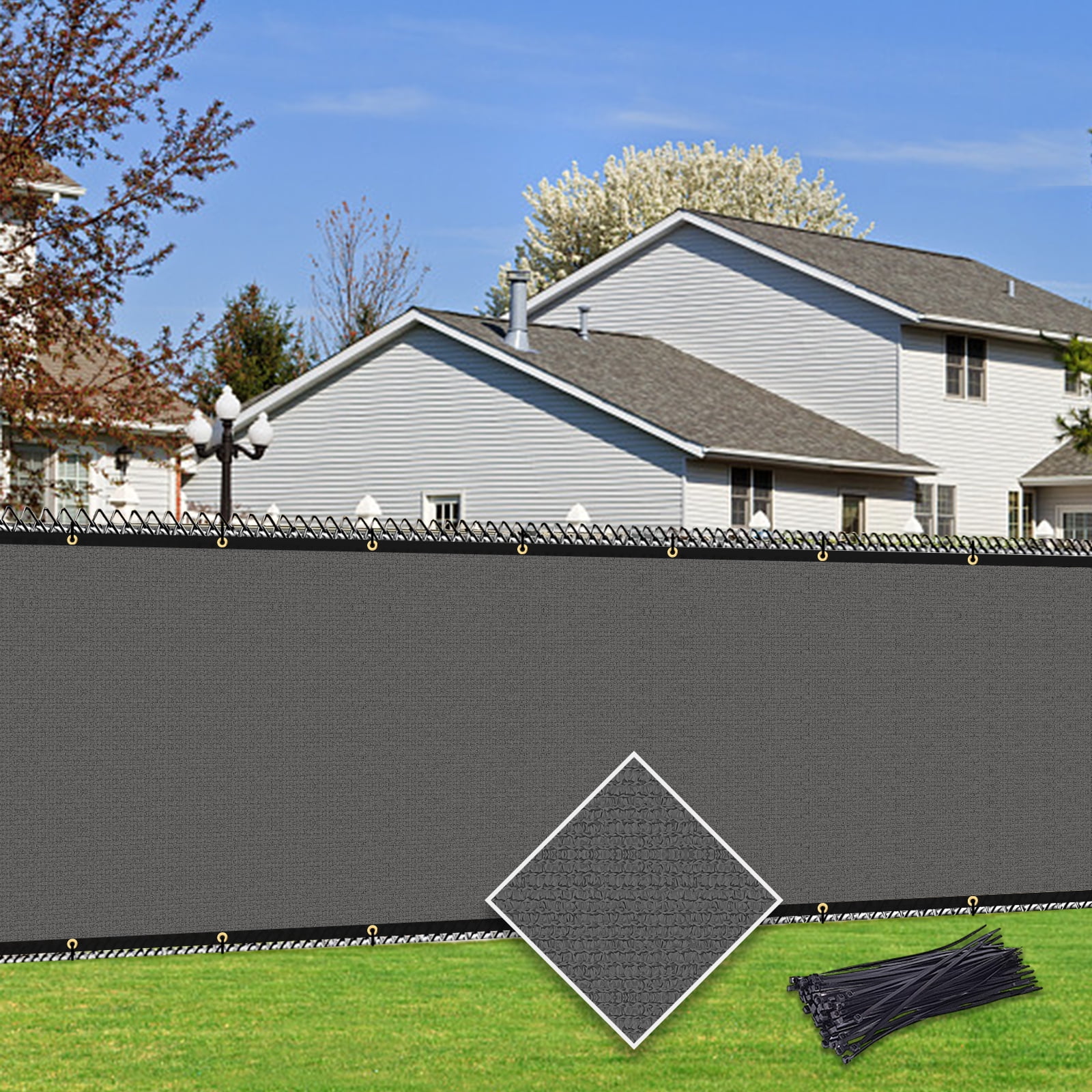 NAWAY 3'X16' Fence Privacy Screen Outdoor Mesh Fencing Covers Screen ...
