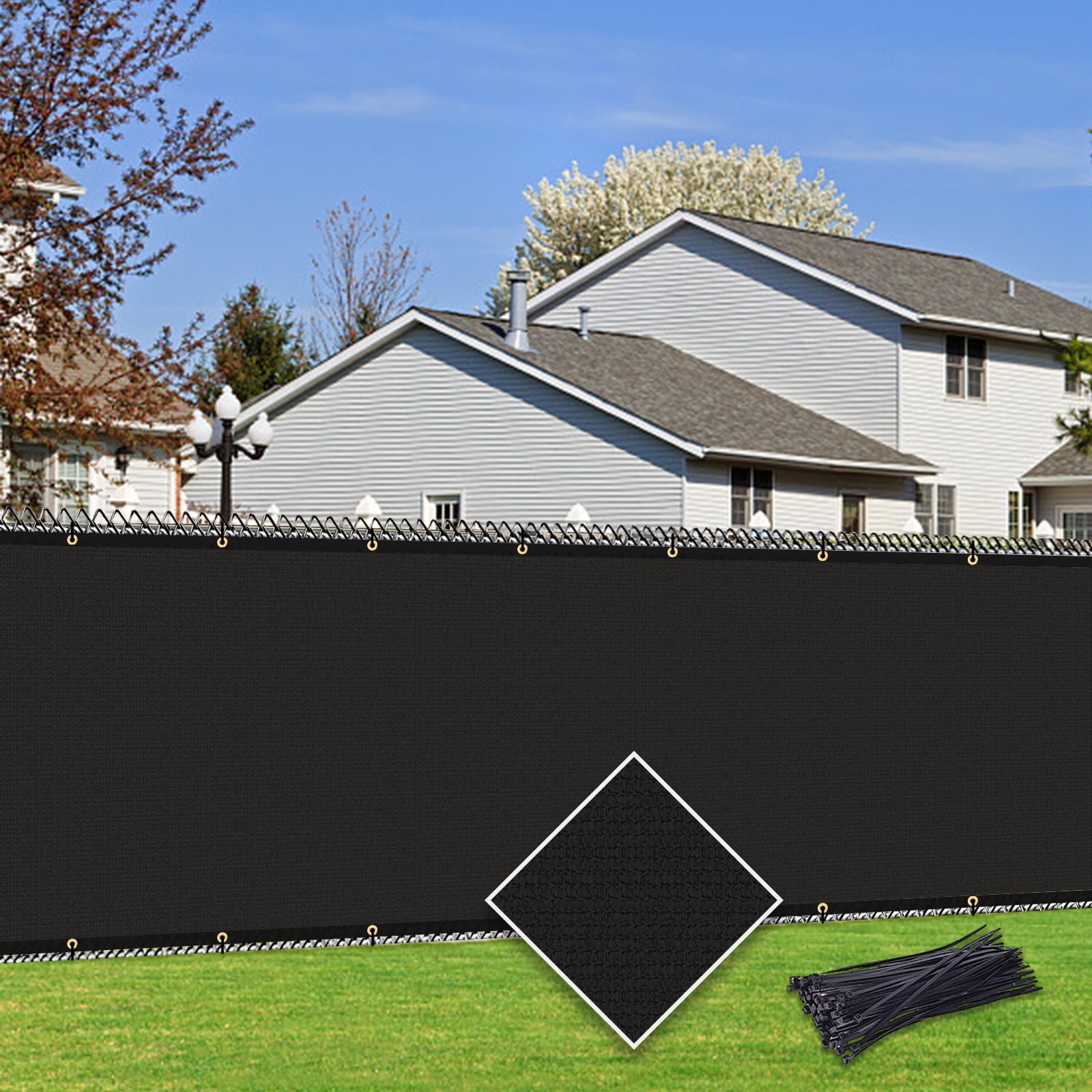 NAWAY 6'X8' Fence Privacy Screen Outdoor Mesh Fencing Covers Screen ...