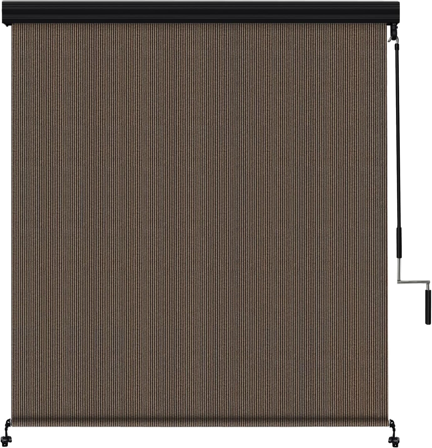 NAWAY Premium Outdoor Roller Shade, 5FT X 8FT Patio Roll Up Blinds with ...