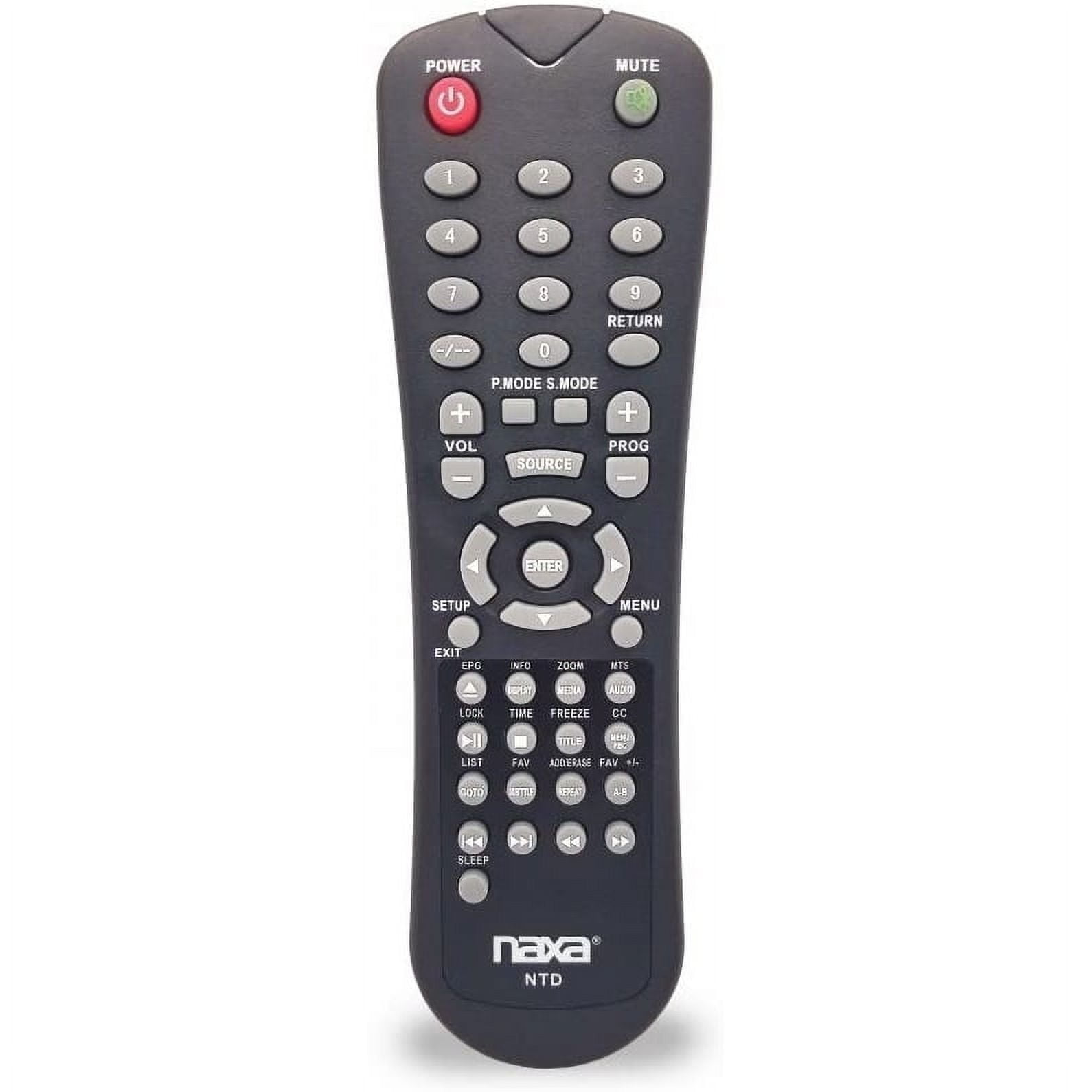 NAXA Original Replacement Remote Control for NT and NTD Model 12 Volt ...