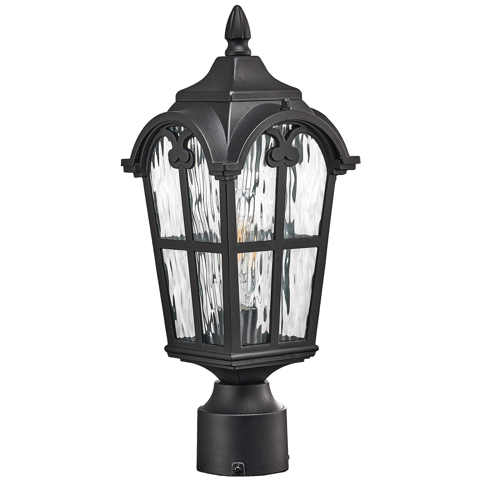 NAXTTII Lamp Posts Outdoor Lighting 16.3 Inch Height Large Size Post ...