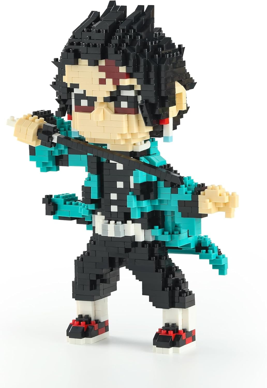 NAYIHOOP Anime Demon Slayer Tanjiro Kamado Building Sets Cosplay for ...
