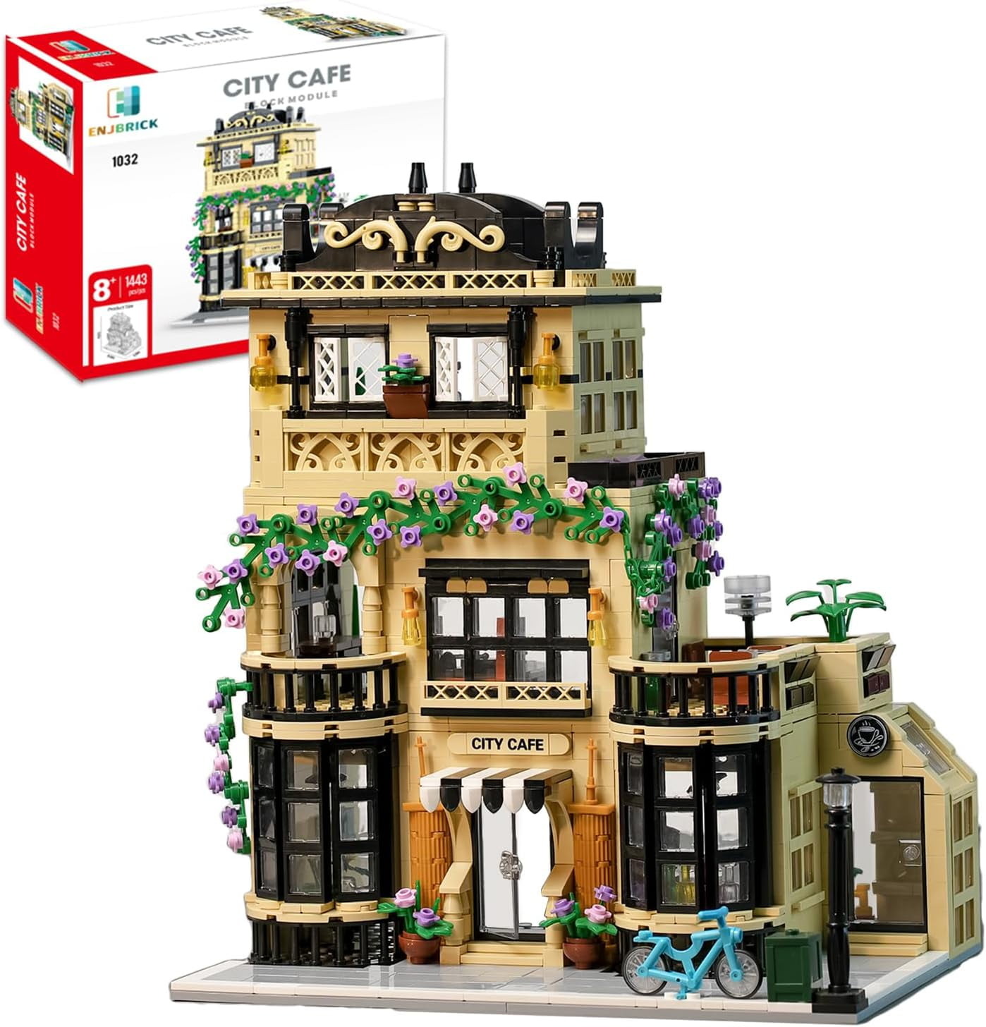 NAYIHOOP City Shop Building Sets Three-Story House for Boys Girls ...