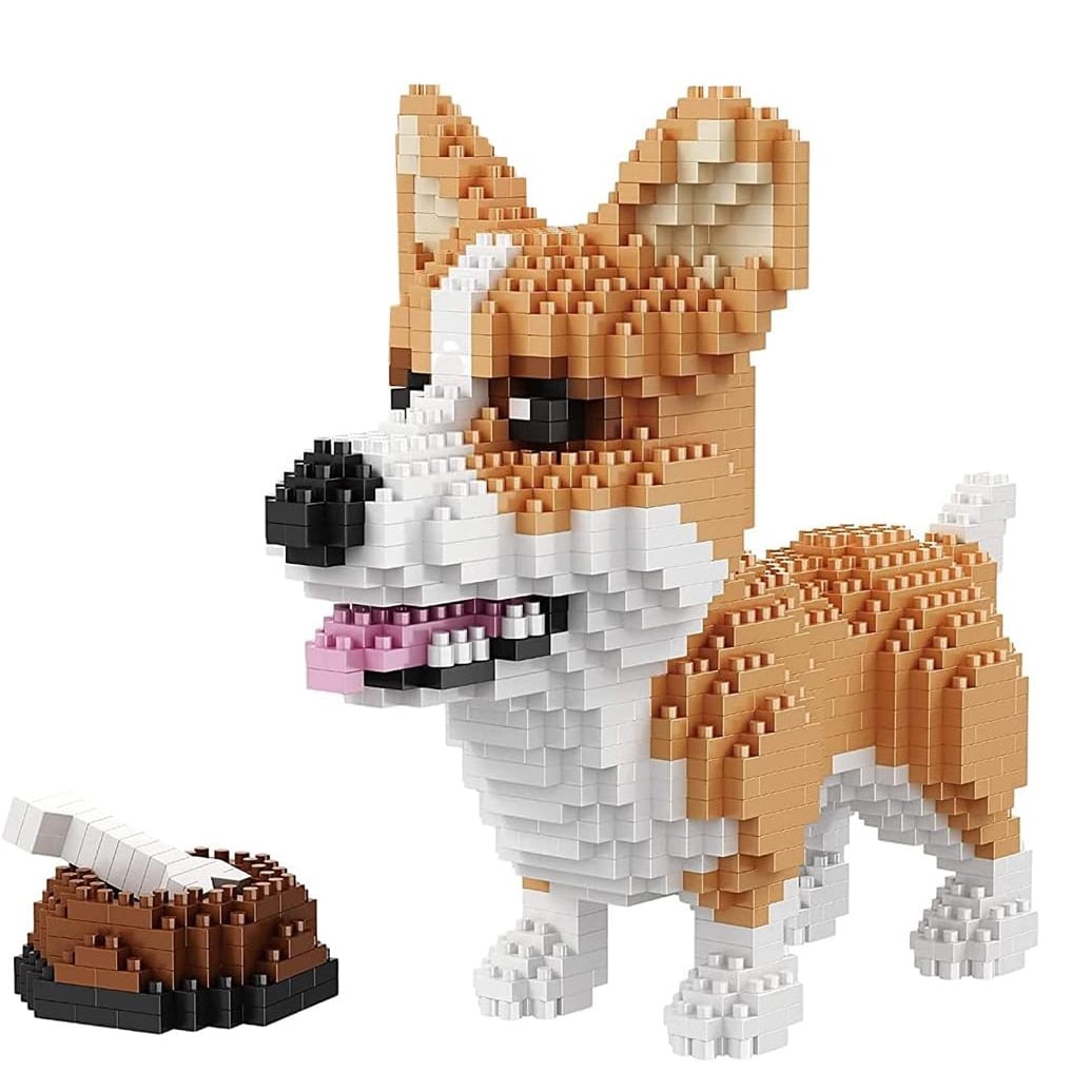 NAYIHOOP Corgi Dog Food Building Sets Animals for Boy Girls 14+ Not ...