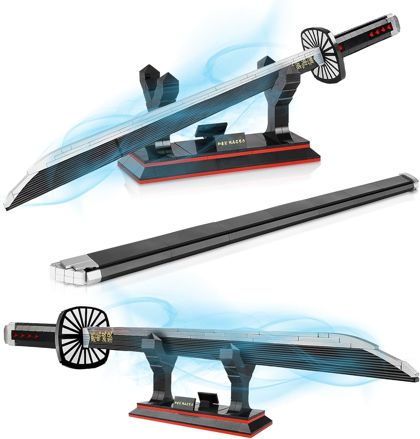 NAYIHOOP Demon Slayer Swords Building Sets Cosplay Anime Kamado ...
