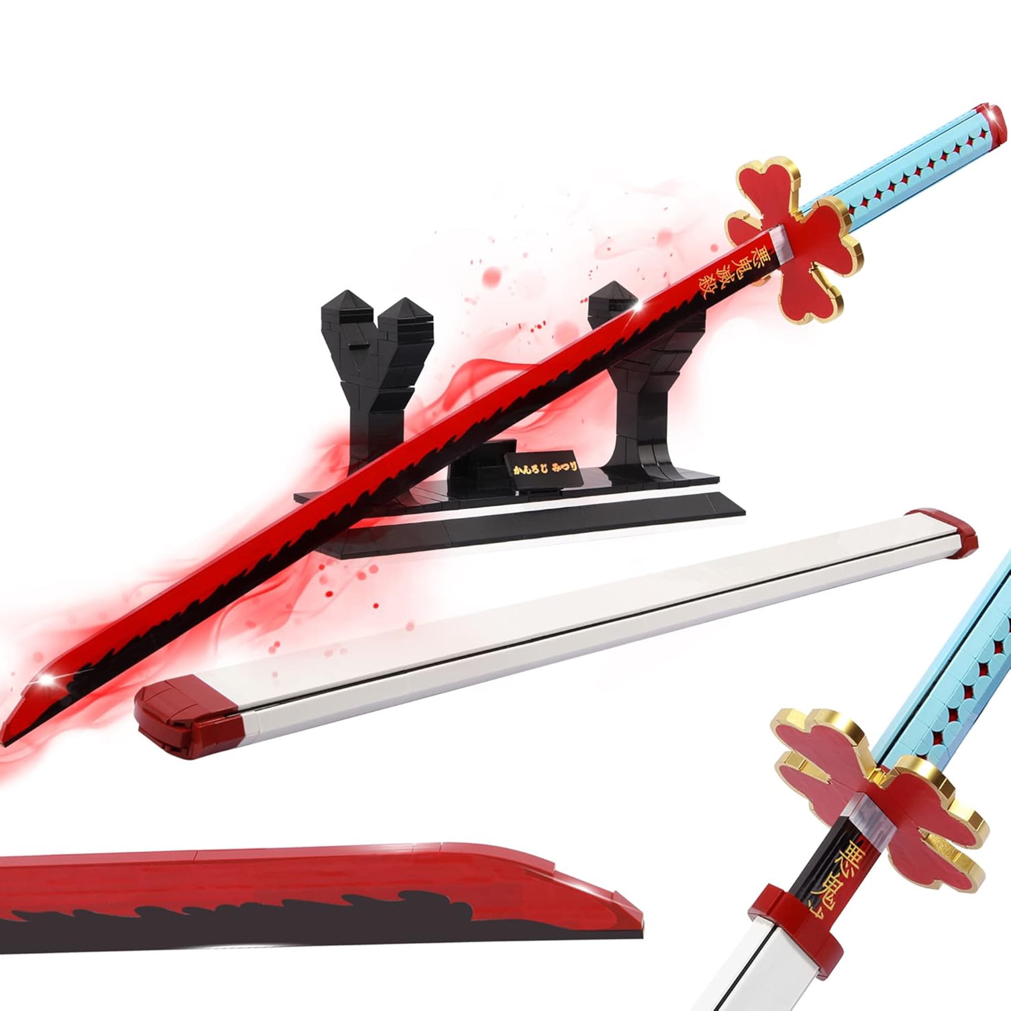 NAYIHOOP Demon Slayer Swords Building Sets Cosplay Anime Kanroji ...