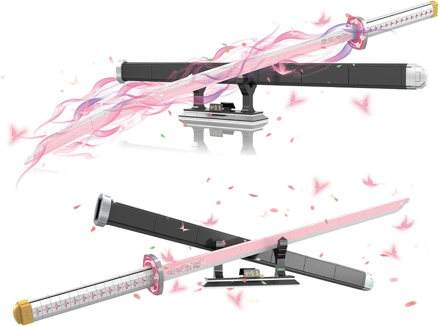 NAYIHOOP Demon Slayer Swords Building Sets Cosplay Anime Tsuyuri Kanao ...